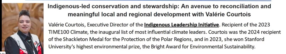 Webinar: Indigenous-led Conservation and Stewardship: An Avenue to Reconciliation and Meaningful ...